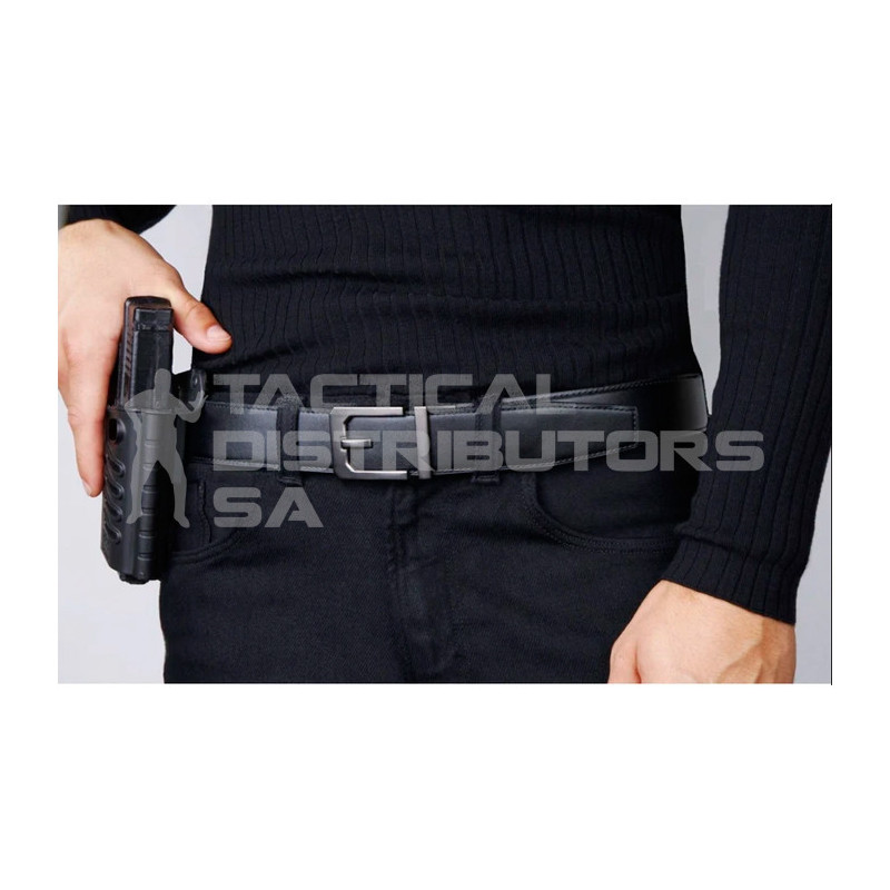 Kore Classic Reinforced Leather Ratcheting Gun Belt with X3 Buckle ...