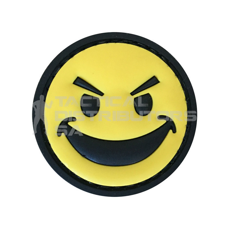 TacSpec "Angry Smiley Face" PVC Velcro Patch