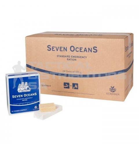 Seven Oceans Emergency Food Rations - Case of 24 Boxes (2500 Calories ...